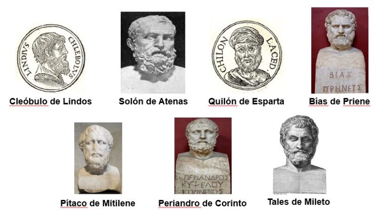 Los siete sabios de Grecia