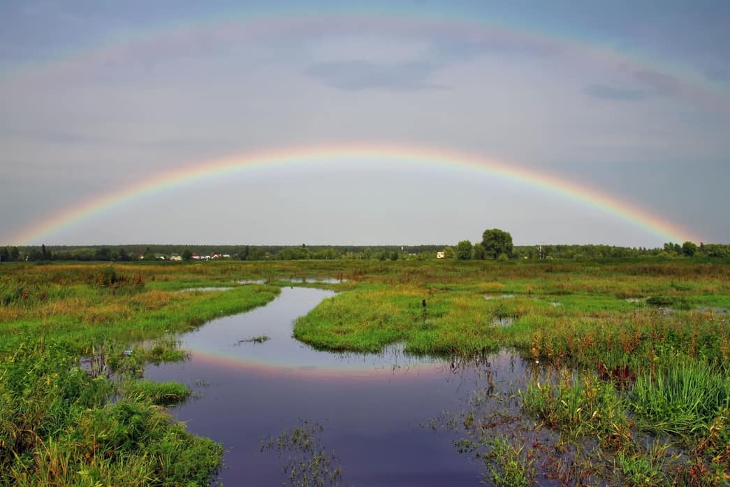 El Arcoíris : un evento natural de luz y color